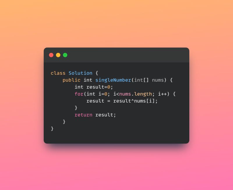 Kartik Labhshetwar on LinkedIn: LeetCode Problem: 136. Single Number ... Kartik Labhshetwar on LinkedIn: LeetCode Problem: 136. Single Number ...