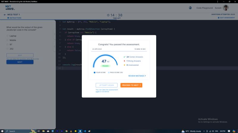 Suresh SR on LinkedIn: #day213 #mcq #javascript #python #sql #reactjs # ... Suresh SR on LinkedIn: #day213 #mcq #javascript #python #sql #reactjs # ...
