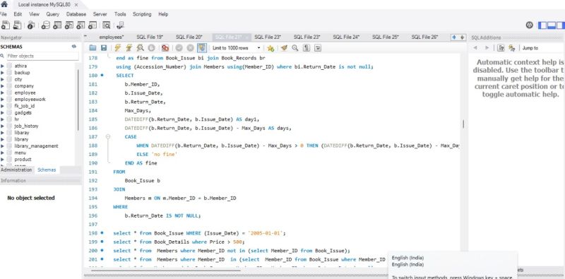 Created a SQL database project for show casing. | Athira PV posted on ... Created a SQL database project for show casing. | Athira PV posted on ...