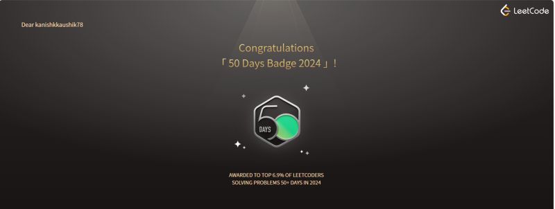 Kanishk sai Kaushik on LinkedIn: #leetcode #codingjourney # ... Kanishk sai Kaushik on LinkedIn: #leetcode #codingjourney # ...