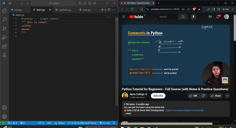 Vaibhav Panwar on LinkedIn: #learningjourney #python #git #github # ... Vaibhav Panwar on LinkedIn: #learningjourney #python #git #github # ...