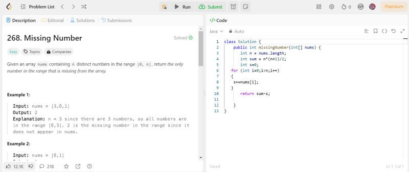 Daud Khan on LinkedIn: #java #dsa #today #leetcode #array #hint # ... Daud Khan on LinkedIn: #java #dsa #today #leetcode #array #hint # ...