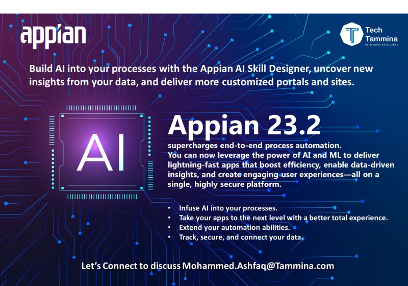 Mohammed Ashfaq on LinkedIn: #appian #appianai #techtammina # ... Mohammed Ashfaq on LinkedIn: #appian #appianai #techtammina # ...