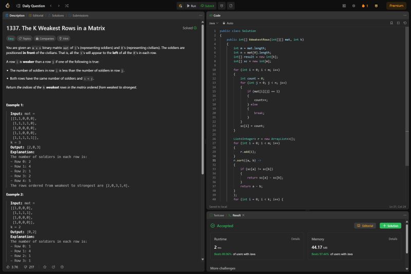 kiruthik kumar on LinkedIn: #100daysofcode #leetcodejava # ... kiruthik kumar on LinkedIn: #100daysofcode #leetcodejava # ...