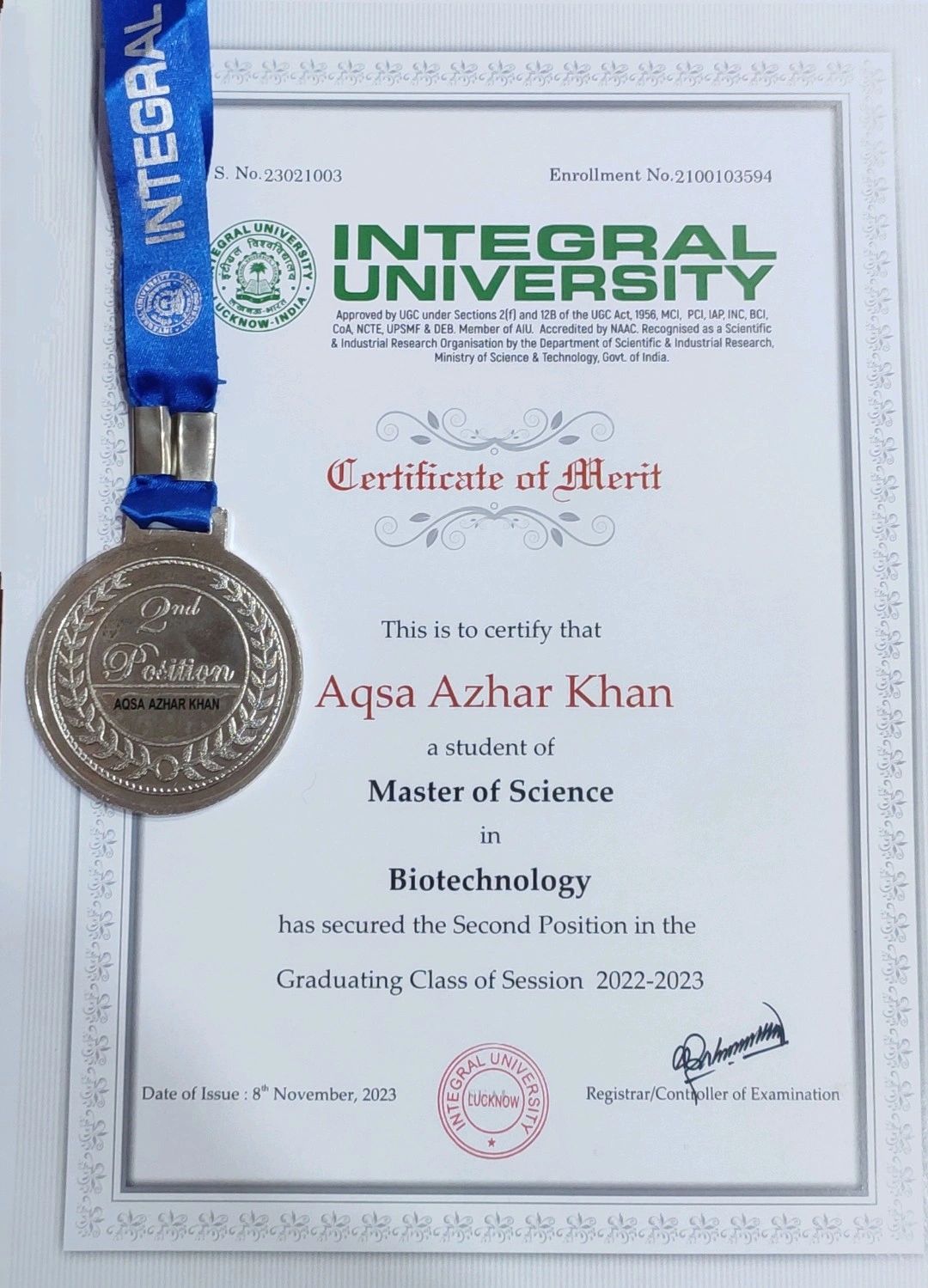 Aqsa Khan on LinkedIn: #mscbiotech #achievementunlocked #gratitude Aqsa Khan on LinkedIn: #mscbiotech #achievementunlocked #gratitude