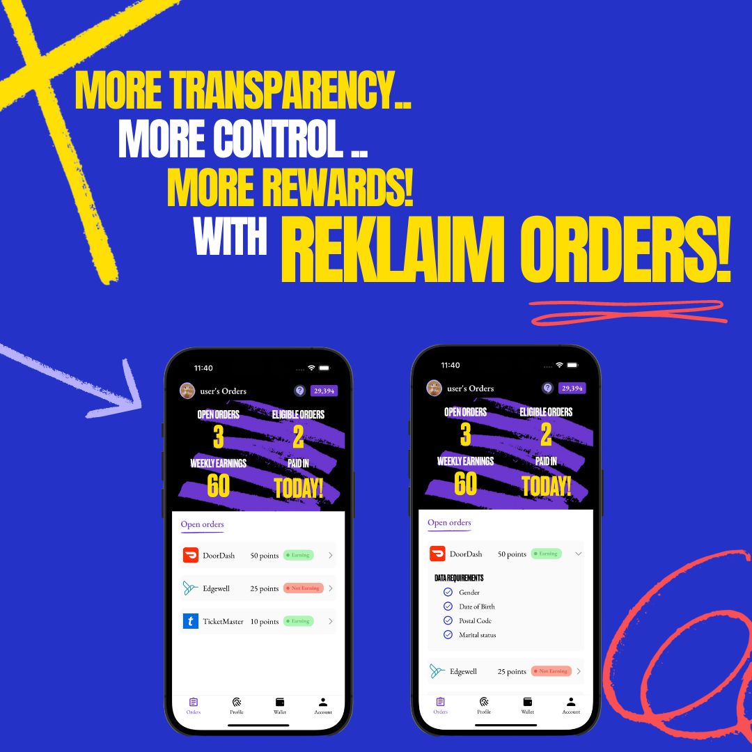 Reklaim on LinkedIn: 📣 Introducing Reklaim Orders: Transparency ... Reklaim on LinkedIn: 📣 Introducing Reklaim Orders: Transparency ...