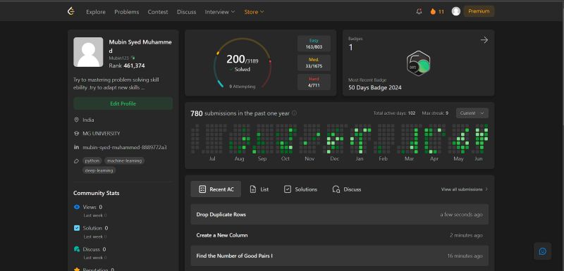 Mubin Syed Muhammed on LinkedIn: #leetcode #codingchallenge # ... Mubin Syed Muhammed on LinkedIn: #leetcode #codingchallenge # ...