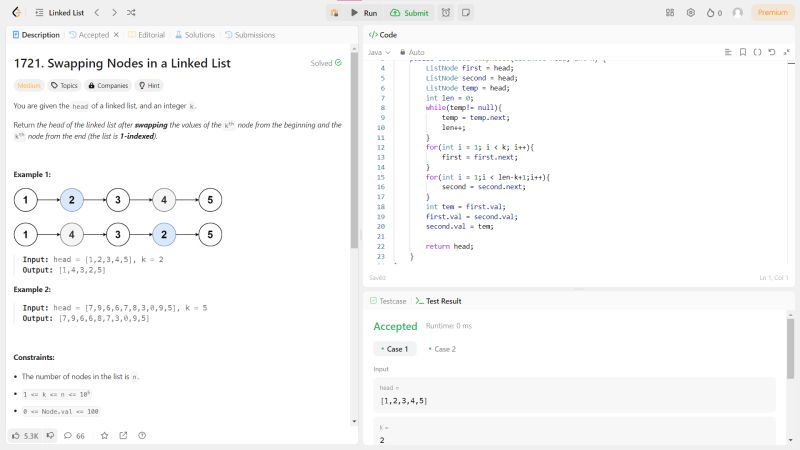 Shivam Gupta on LinkedIn: #leetcode #codingchallenge #linkedlists # ... Shivam Gupta on LinkedIn: #leetcode #codingchallenge #linkedlists # ...