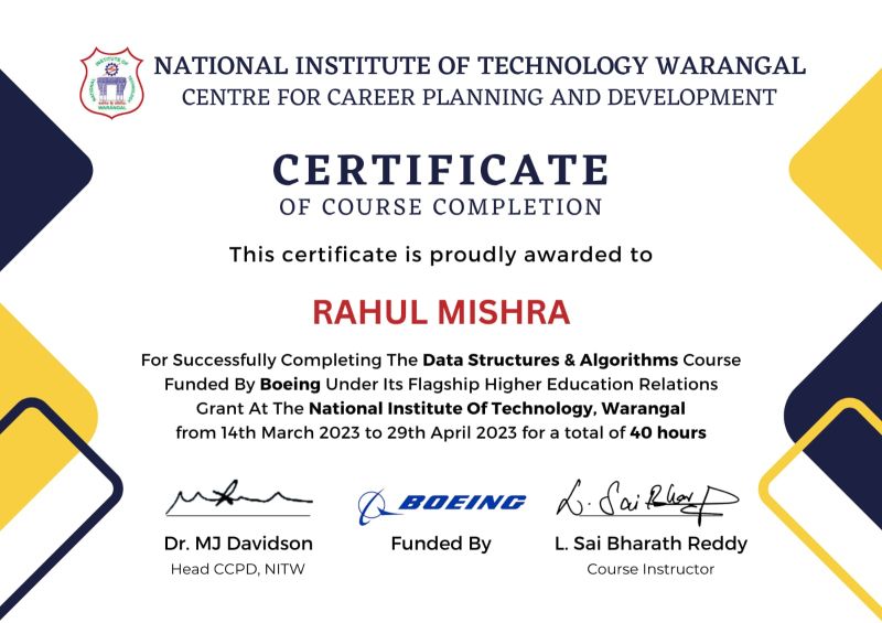 Rahul Mishra on LinkedIn: #experience #technology #dsa #programming Rahul Mishra on LinkedIn: #experience #technology #dsa #programming