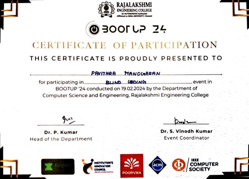 Pavithra Manogaran on LinkedIn: #coding #symposium Pavithra Manogaran on LinkedIn: #coding #symposium