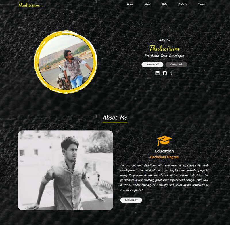 Thulasiram K on LinkedIn: #portfolio #webdesign #creativework # ... Thulasiram K on LinkedIn: #portfolio #webdesign #creativework # ...
