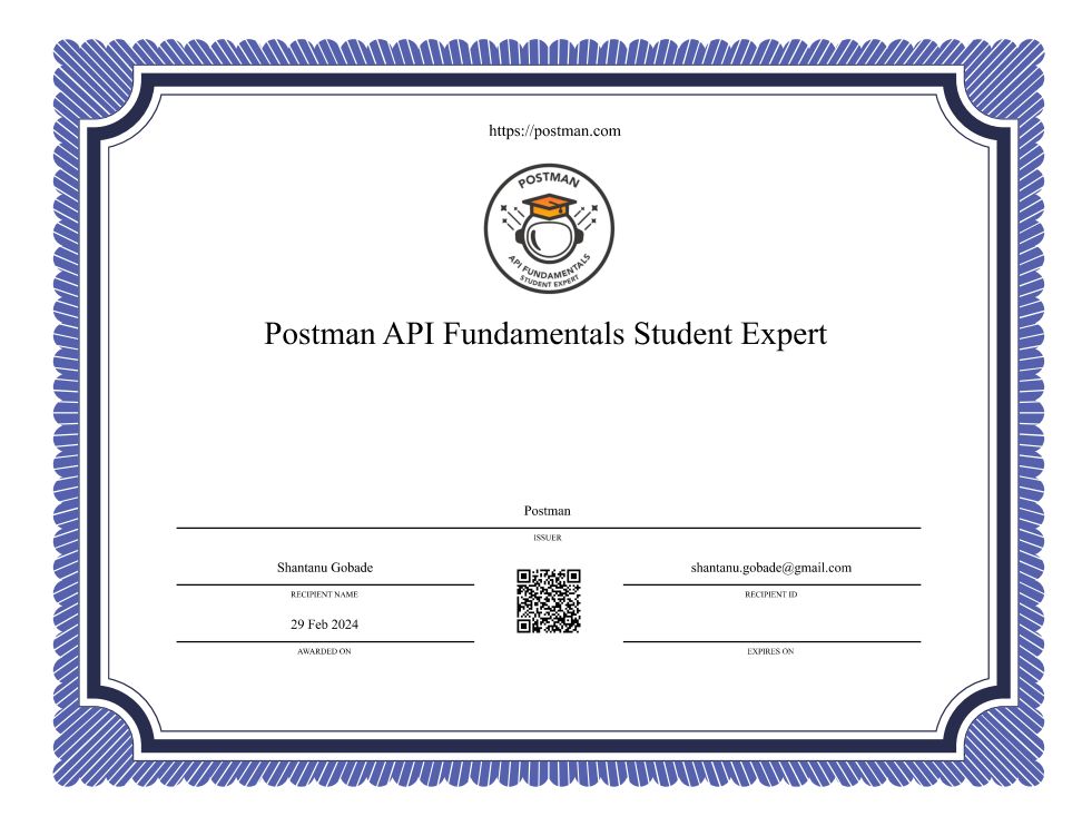 Shantanu Gobade on LinkedIn: #postman #postmanapi #apifundamentals # ... Shantanu Gobade on LinkedIn: #postman #postmanapi #apifundamentals # ...