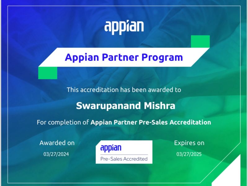Swarup Anand Mishra on LinkedIn: #appian #lowcode #kpmg Swarup Anand Mishra on LinkedIn: #appian #lowcode #kpmg