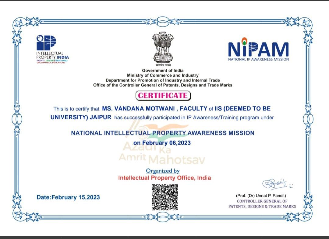 Vandana Motwani on LinkedIn: I am happy to share my certificate of ... Vandana Motwani on LinkedIn: I am happy to share my certificate of ...
