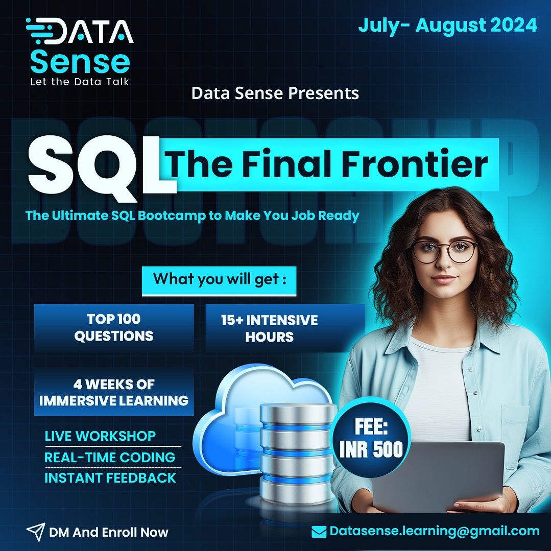 Data Sense LMS on LinkedIn: #sql #datasense #sqlworkshop #upskill # ... Data Sense LMS on LinkedIn: #sql #datasense #sqlworkshop #upskill # ...