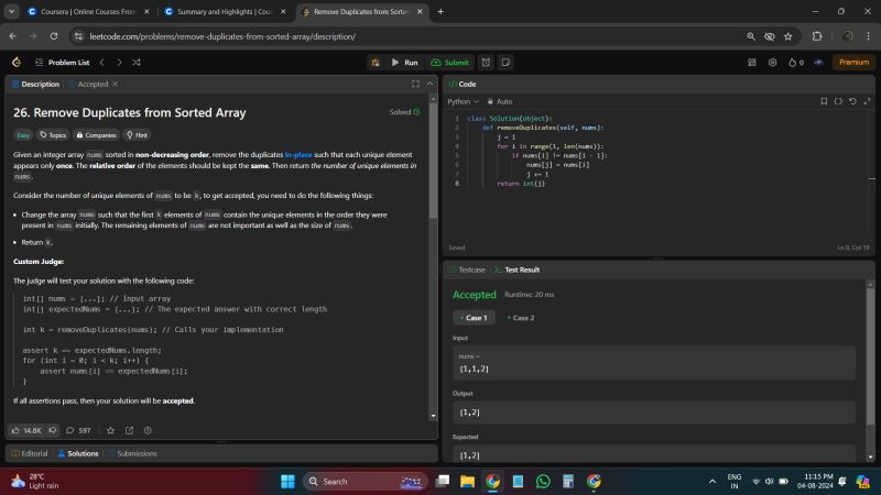 Aravinnth S on LinkedIn: #100daysofleetcode #algorithmarchitect # ... Aravinnth S on LinkedIn: #100daysofleetcode #algorithmarchitect # ...