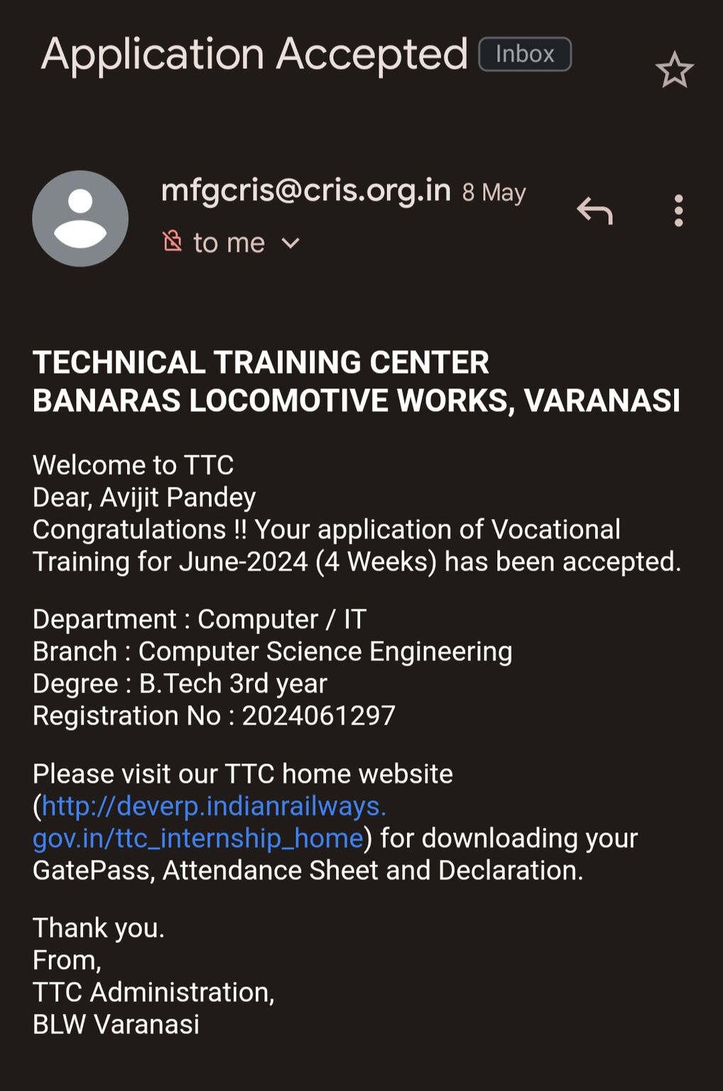 Avijit Pandey on LinkedIn: Hello I am excited to share that I will be ... Avijit Pandey on LinkedIn: Hello I am excited to share that I will be ...