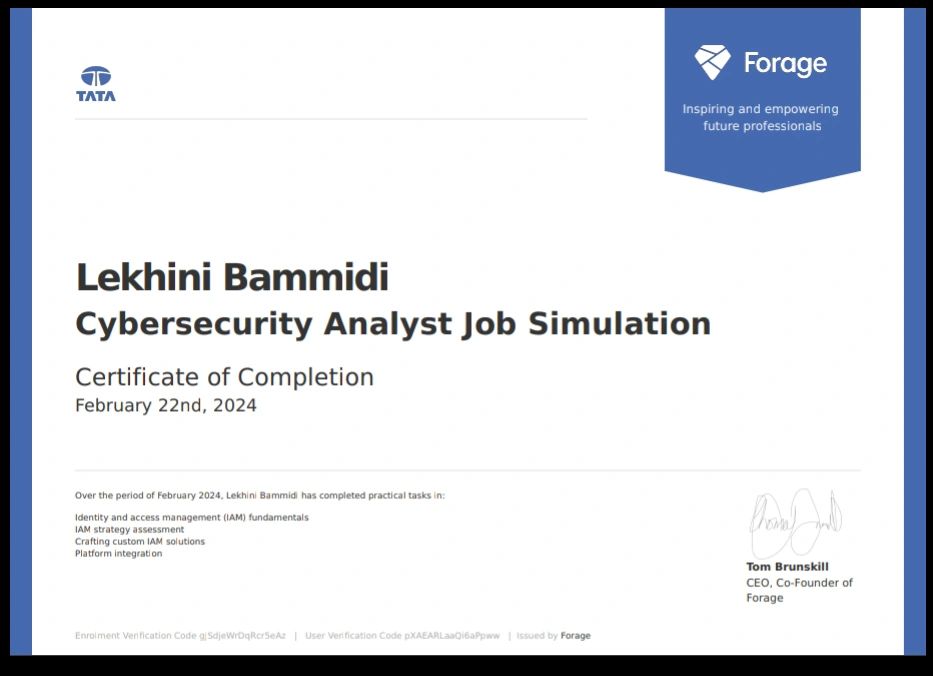 BAMMIDI LEKHINI on LinkedIn: #tataconsultancyservices #tata #tcs # ... BAMMIDI LEKHINI on LinkedIn: #tataconsultancyservices #tata #tcs # ...