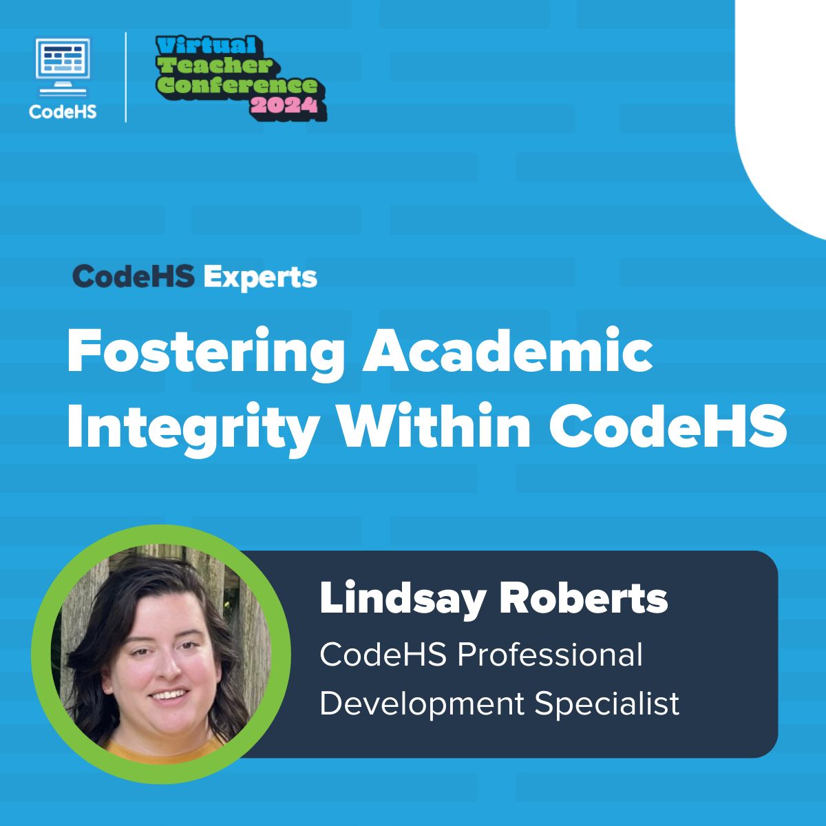 CodeHS on LinkedIn: At the CodeHS Virtual Teacher Conference, Lindsay ... CodeHS on LinkedIn: At the CodeHS Virtual Teacher Conference, Lindsay ...