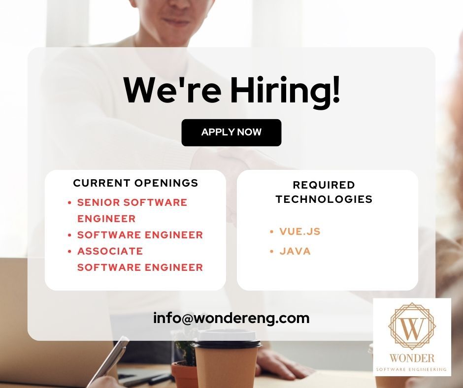 Wonder Software Engineering on LinkedIn: #softwareengineers #java # ... Wonder Software Engineering on LinkedIn: #softwareengineers #java # ...