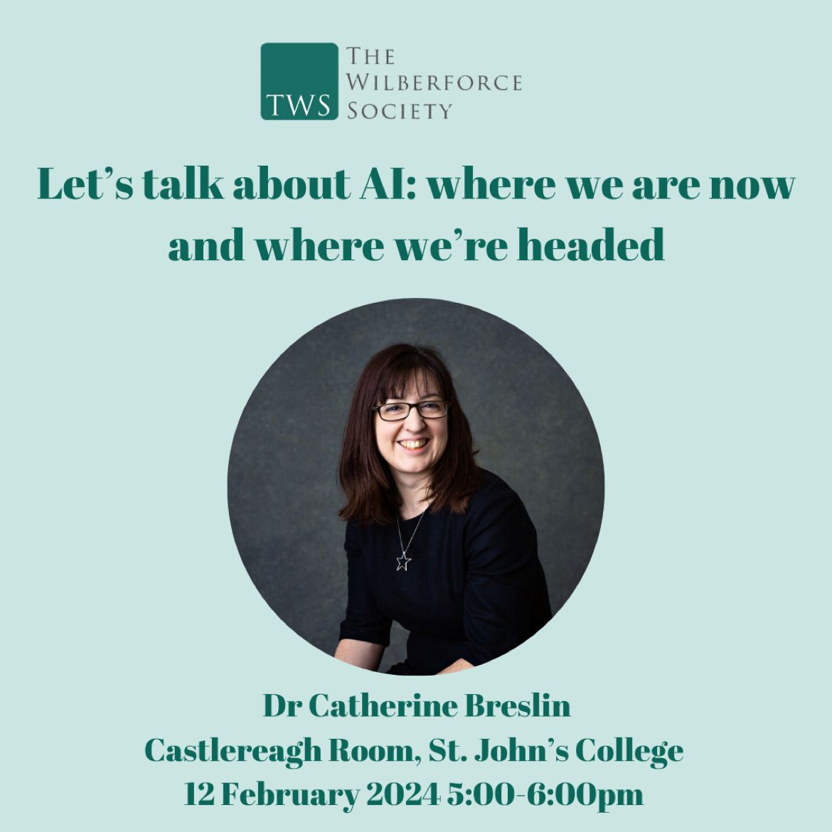 The Wilberforce Society on LinkedIn: Dr Catherine Breslin Let's talk ... The Wilberforce Society on LinkedIn: Dr Catherine Breslin Let's talk ...