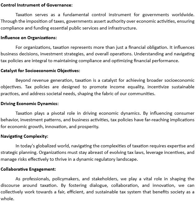 Taxation: Governance and Economic Policy | Mohammad Sabith Eazakunju ... Taxation: Governance and Economic Policy | Mohammad Sabith Eazakunju ...