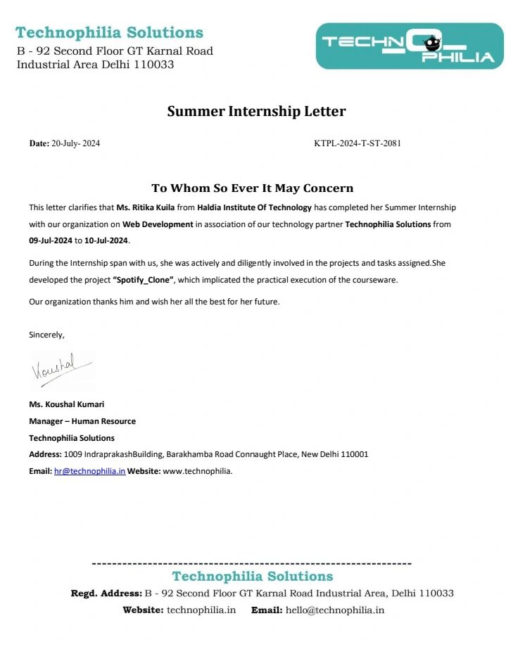 Ritika Kuila on LinkedIn: I was part of the Technophilia Summer ... Ritika Kuila on LinkedIn: I was part of the Technophilia Summer ...