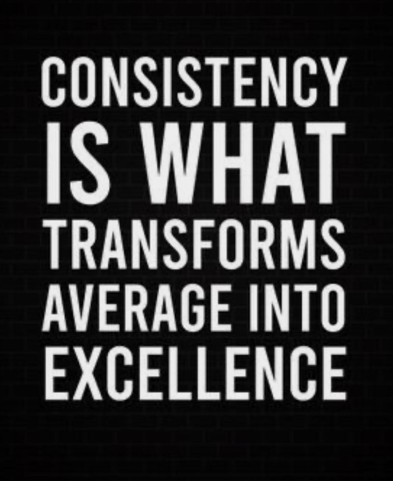 Emanuel Pought on LinkedIn: Consistency is one of the keys to success! Emanuel Pought on LinkedIn: Consistency is one of the keys to success!