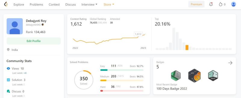 Debajyoti Roy on LinkedIn: #learning #leetcode #leetcode2023 # ... Debajyoti Roy on LinkedIn: #learning #leetcode #leetcode2023 # ...