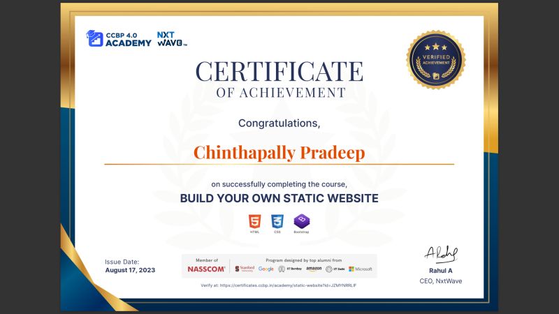 Pradeep Chinthapally on LinkedIn: #webdevelopment #html #css #bootstrap Pradeep Chinthapally on LinkedIn: #webdevelopment #html #css #bootstrap
