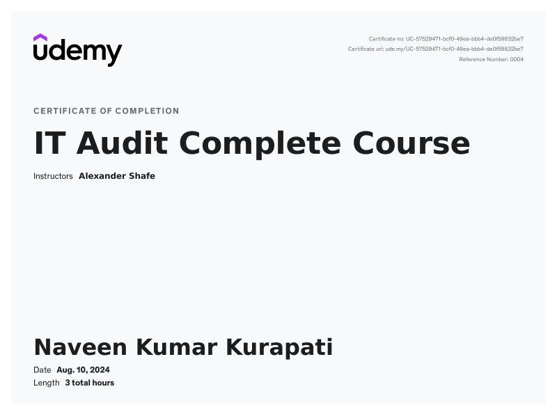 Naveen Kurapati on LinkedIn: I’m happy to share that I’ve completed IT ... Naveen Kurapati on LinkedIn: I’m happy to share that I’ve completed IT ...