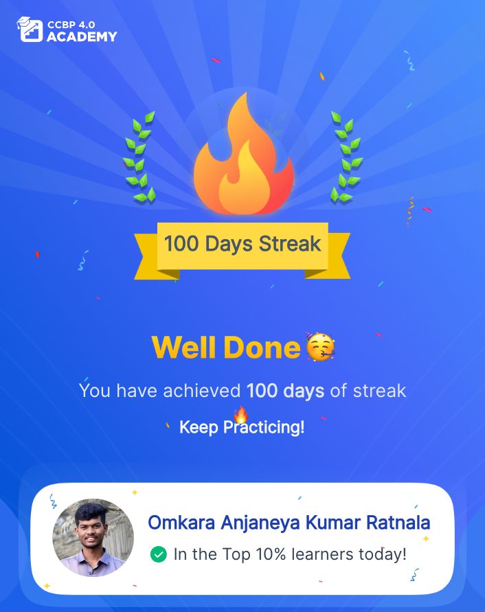 Omkara Anjaneya Kumar Ratnala on LinkedIn: #nxtwave # ... Omkara Anjaneya Kumar Ratnala on LinkedIn: #nxtwave # ...