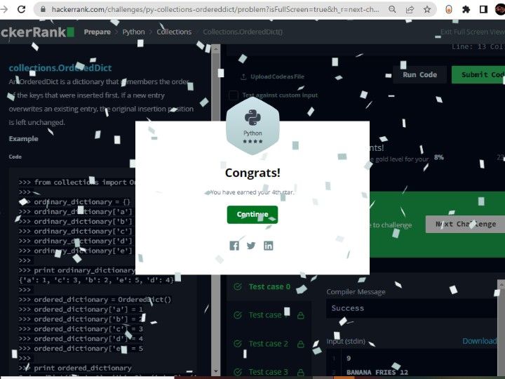 Aniket Pendhari on LinkedIn: #hackerrank #python #codingjourney # ... Aniket Pendhari on LinkedIn: #hackerrank #python #codingjourney # ...