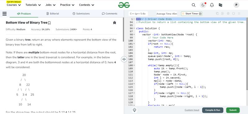 Parnika Parmar on LinkedIn: #geeksforgeeks #codingchallenge #binarytree ... Parnika Parmar on LinkedIn: #geeksforgeeks #codingchallenge #binarytree ...