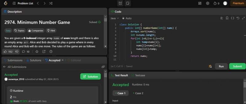 Sowmya S on LinkedIn: #leetcodechallenge #codingjourney Sowmya S on LinkedIn: #leetcodechallenge #codingjourney
