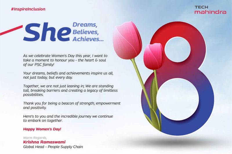 Smita Tiwari on LinkedIn: Happy Women's Day to all of you.. Smita Tiwari on LinkedIn: Happy Women's Day to all of you..
