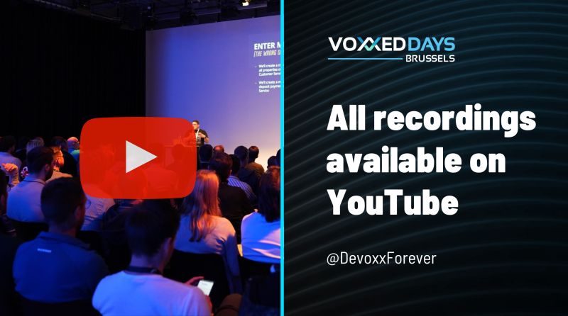 Voxxed Days Brussels on LinkedIn: #voxxeddaysbrussels Voxxed Days Brussels on LinkedIn: #voxxeddaysbrussels