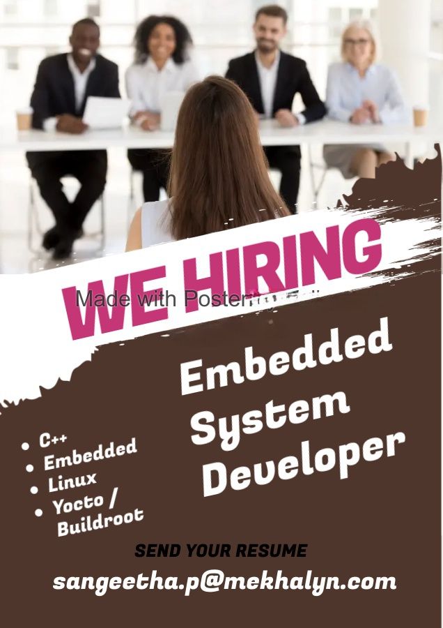 Sangeetha P on LinkedIn: #embedded #linux #c #yocto #buildroot # ... Sangeetha P on LinkedIn: #embedded #linux #c #yocto #buildroot # ...