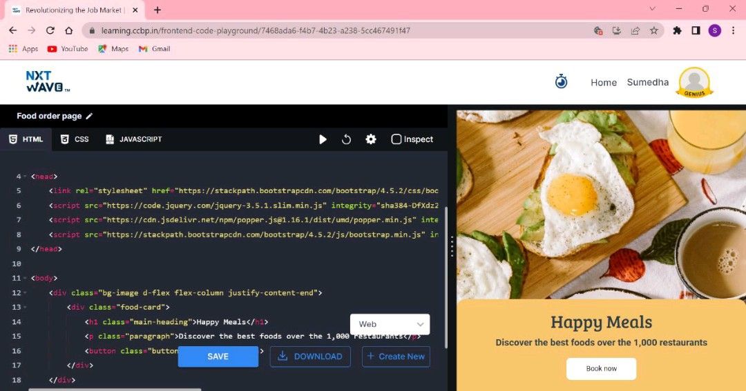 Sumedha Mogallapalli on LinkedIn: #nxtwave #bootstrap #html #css # ... Sumedha Mogallapalli on LinkedIn: #nxtwave #bootstrap #html #css # ...