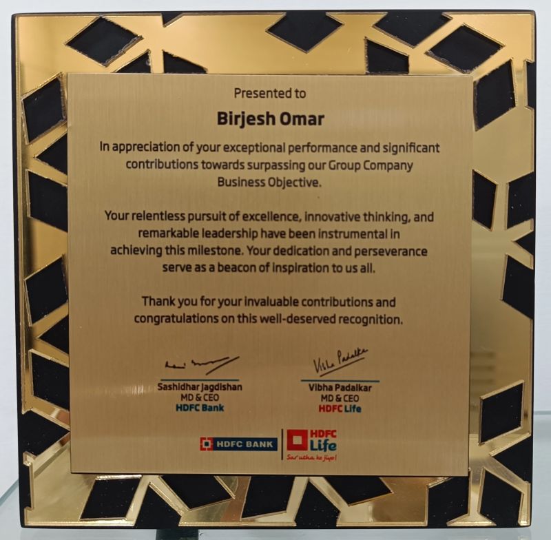 Brijesh Omar on LinkedIn: Thanks to HDFC Bank Brijesh Omar on LinkedIn: Thanks to HDFC Bank