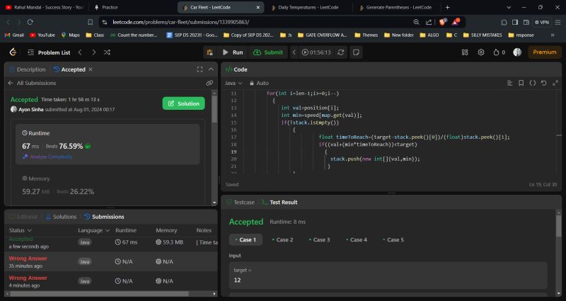 Ayon Sinha on LinkedIn: #coding #grinding Ayon Sinha on LinkedIn: #coding #grinding