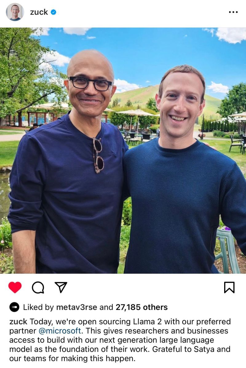 AI on LinkedIn: Zuck just dropped a bomb! 🚀 Meta open-sourced Llama 2 ... AI on LinkedIn: Zuck just dropped a bomb! 🚀 Meta open-sourced Llama 2 ...