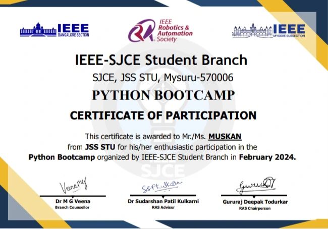 Muskan fayaz on LinkedIn: #python #pythoncoding #ieeestudentbranch # ... Muskan fayaz on LinkedIn: #python #pythoncoding #ieeestudentbranch # ...