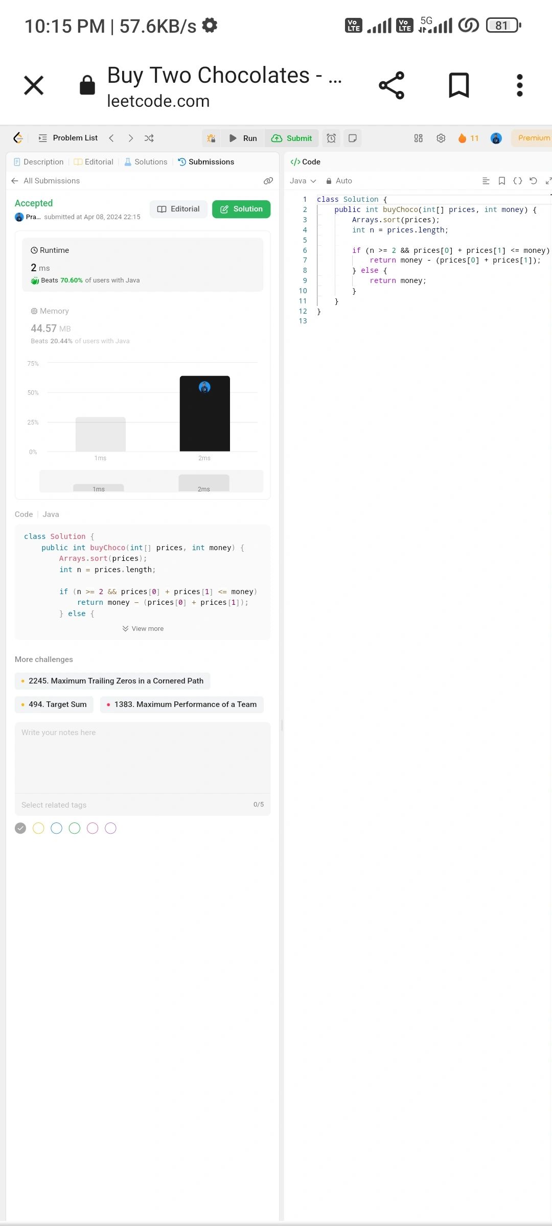 Prateek Mishra on LinkedIn: #leetcode #java #coding Prateek Mishra on LinkedIn: #leetcode #java #coding