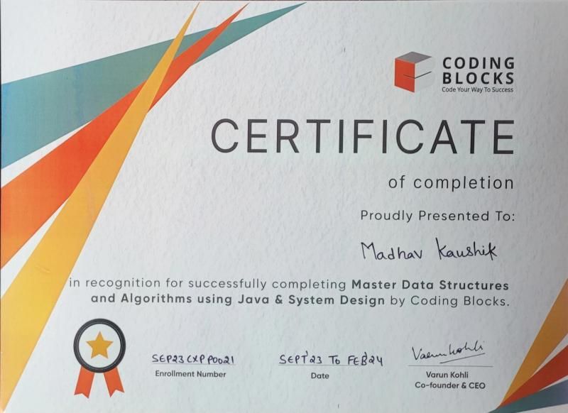 Madhav Kaushik on LinkedIn: #datastructures #algorithms # ... Madhav Kaushik on LinkedIn: #datastructures #algorithms # ...
