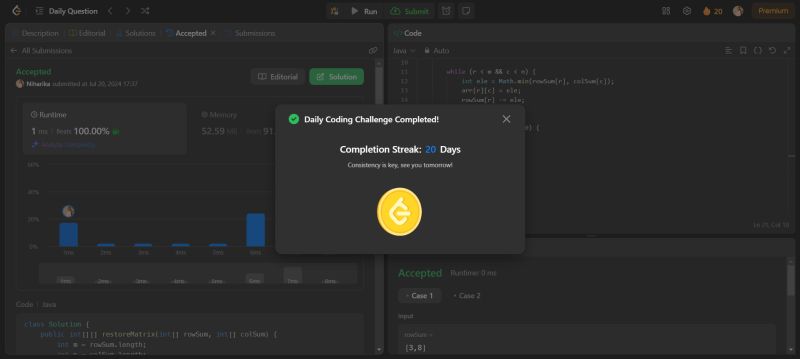 Niharika Gupta on LinkedIn: #day46 #leetcode #problem #50daysofcode # ... Niharika Gupta on LinkedIn: #day46 #leetcode #problem #50daysofcode # ...