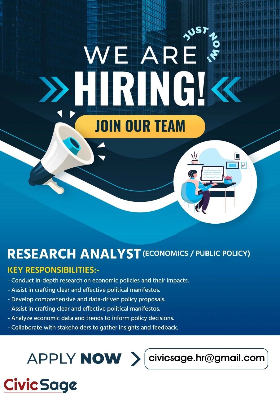 Vivek Pandey on LinkedIn: #hiring #hiringnow #economics #publicpolicy Vivek Pandey on LinkedIn: #hiring #hiringnow #economics #publicpolicy