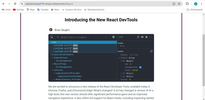 NAGUNOORI ROJA on LinkedIn: #react #100daysofcode #webdevelopment # ... NAGUNOORI ROJA on LinkedIn: #react #100daysofcode #webdevelopment # ...