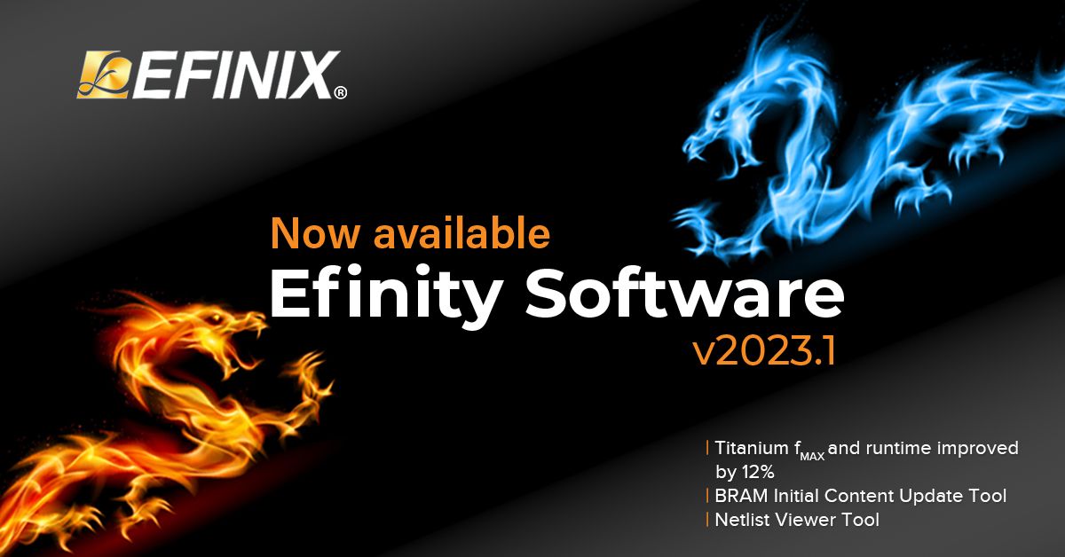 Efinix, Inc. on LinkedIn: #efinix #efinity #fpga #trion #titanium # ... Efinix, Inc. on LinkedIn: #efinix #efinity #fpga #trion #titanium # ...