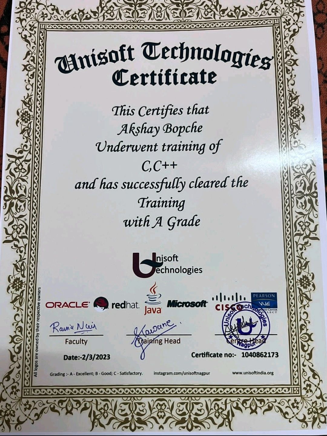 Akshay Bopche on LinkedIn: #programming #certifications #datastructures ... Akshay Bopche on LinkedIn: #programming #certifications #datastructures ...